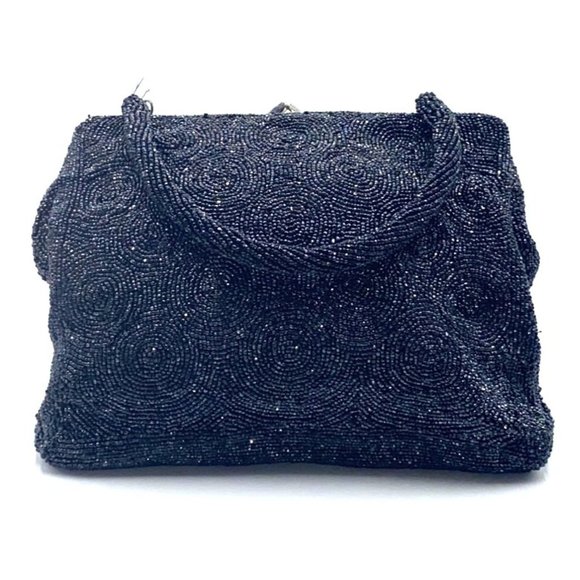 Magid | Bags | Magid Purse Handbeaded Women Belgium Black Handbag ...